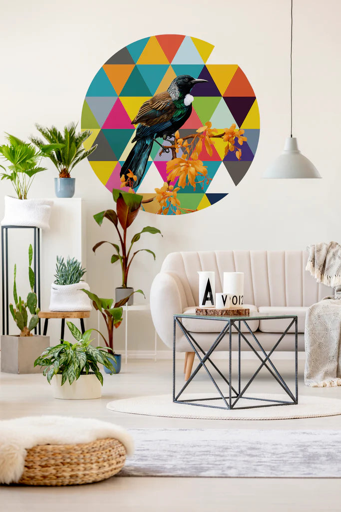 Tui Circle Wallpaper – Layered Design