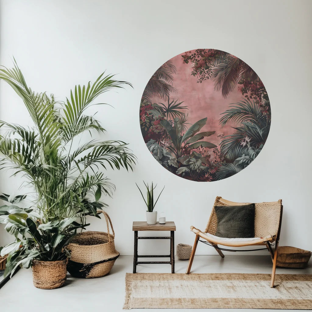 Marie Circle Wallpaper – Layered Design
