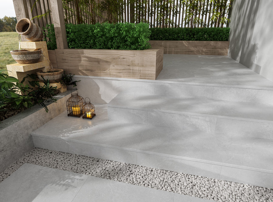 Classic Crosscut Grey Grip 60x60 20mm – Layered Design